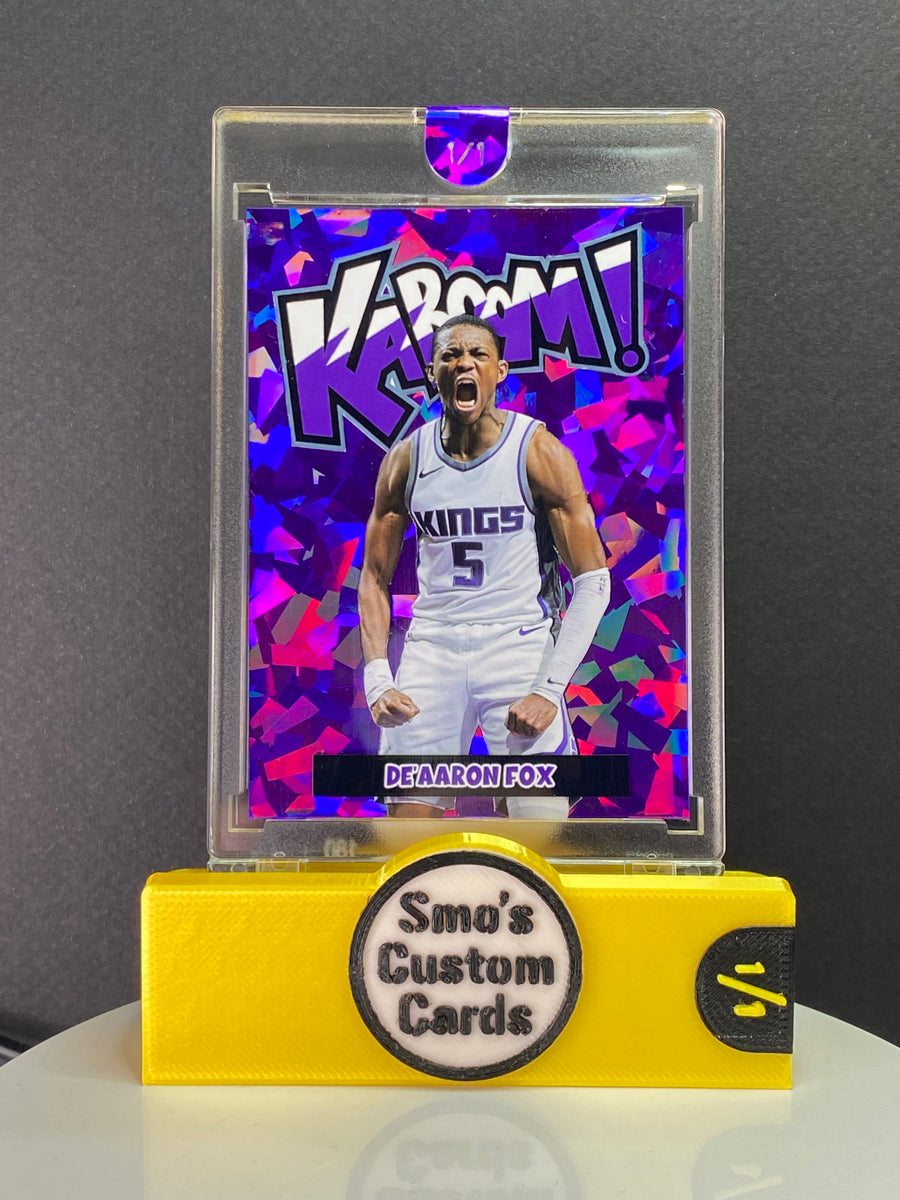 De’Aaron Fox Purple Ice KABOOM! 1/1 – Smo's Custom Cards