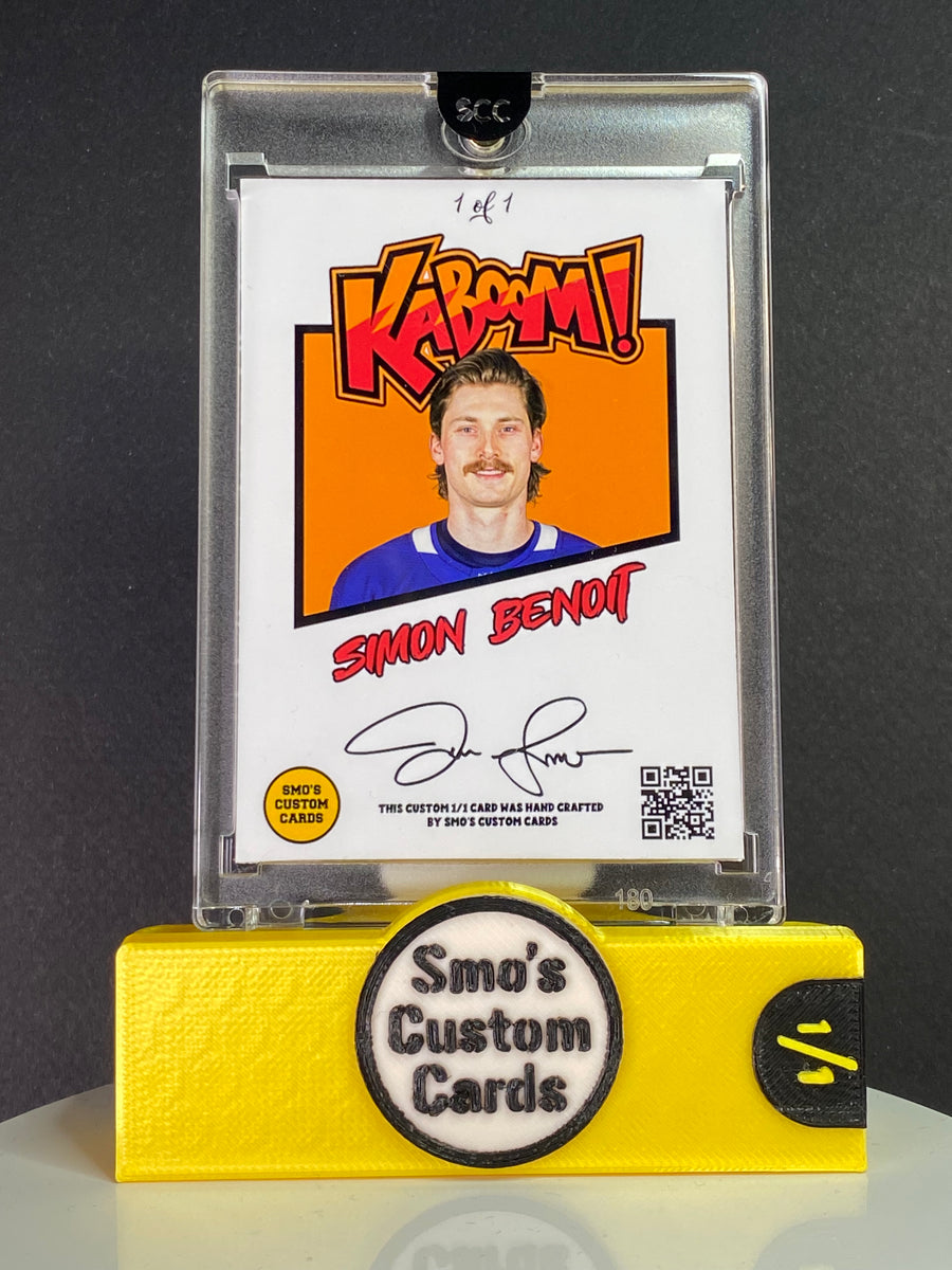 Simon Benoit Superman Punch KABOOM 1/1 – Smo's Custom Cards