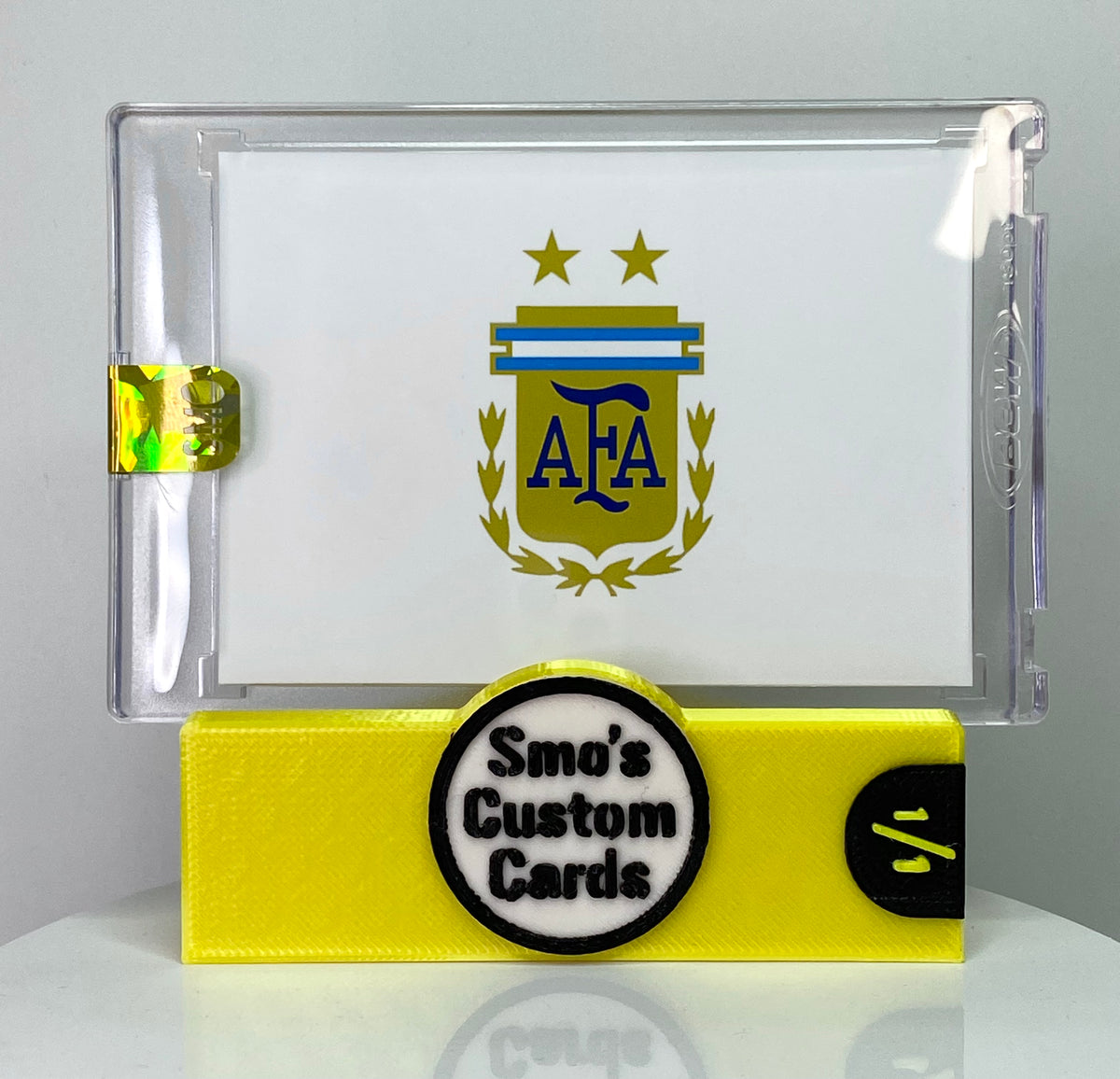 Lionel Messi World Cup Goal Celebration Colorburst 1/1 – Smo's Custom Cards