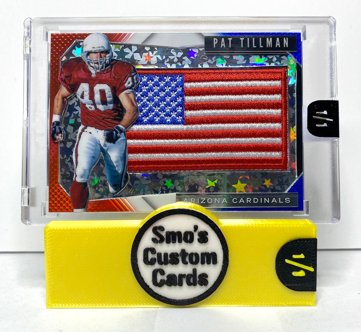 Pat Tillman Stars and Stripes Flag Patch 1/1 – Smo's Custom Cards